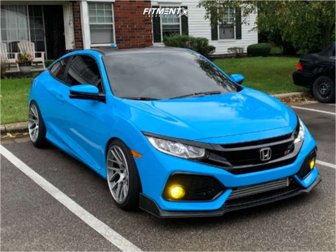 2019 Honda Civic Si with 18x9.5 Anovia Elder and Toyo Tires 235x40 on ...