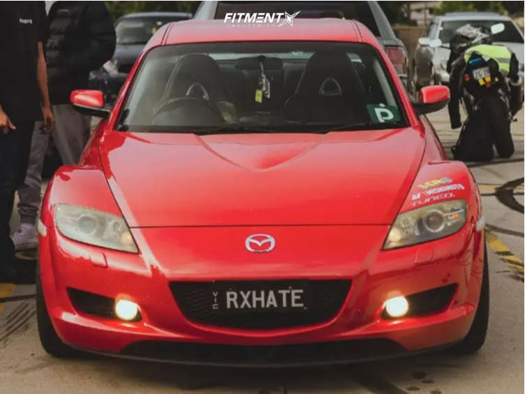 2004 Mazda RX-8 Base with 18x10 Work Gt5 and Zestino 265x35 on ...