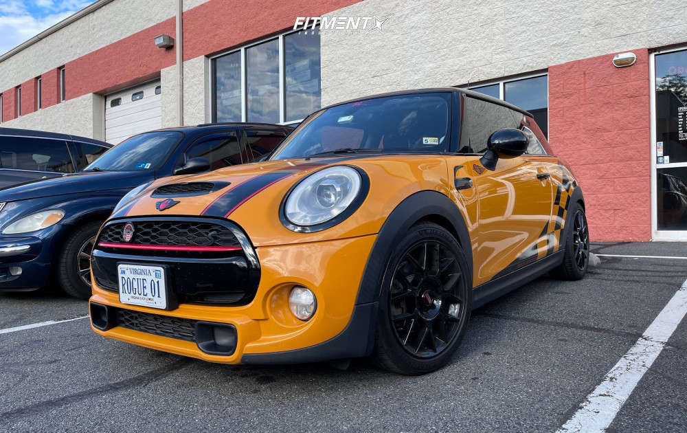 2015 Mini Cooper S with 17x7.5 BBS Xr and Michelin 215x45 on Coilovers ...