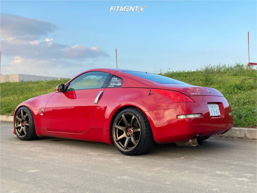 2005 Nissan 350Z Grand Touring with 18x8.5 Work Emotion T7r and Kenda ...