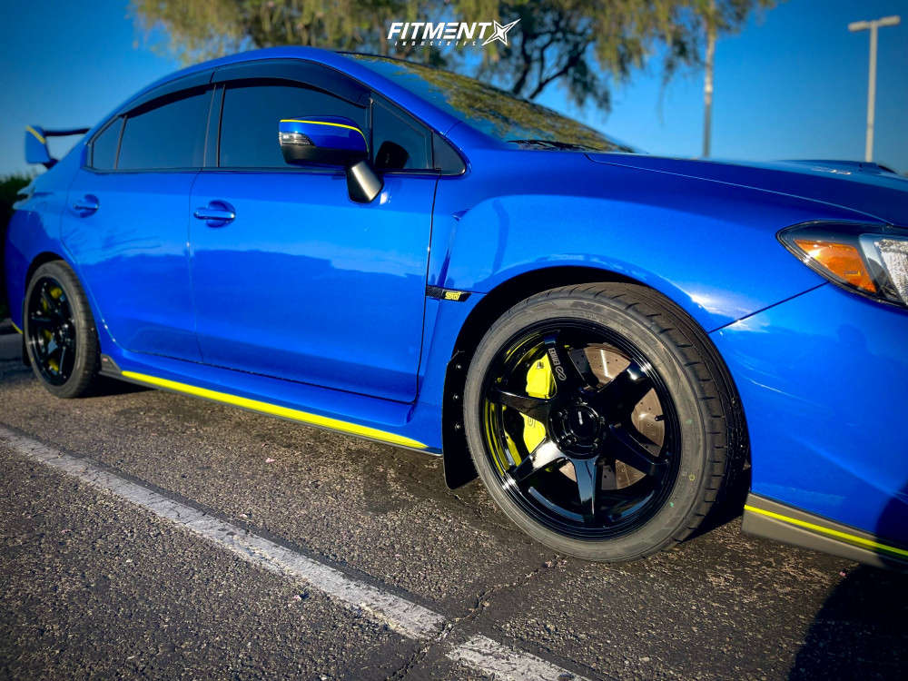 2021 Subaru WRX STI Limited with 18x9.5 Enkei T6r and Nitto 265x35 on ...