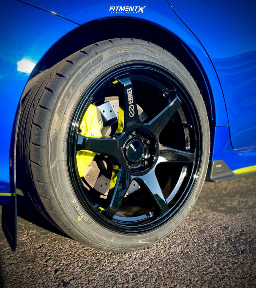 2021 Subaru WRX STI Limited with 18x9.5 Enkei T6r and Nitto 265x35 on ...
