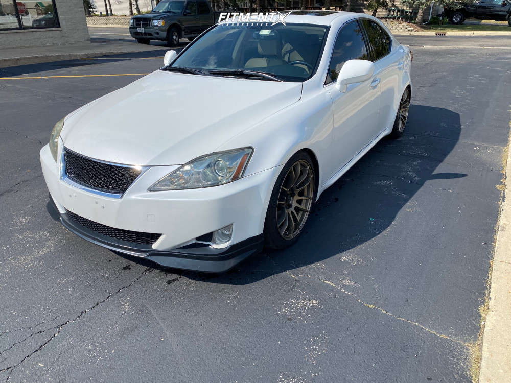 2008 Lexus IS250 4dr Sedan (2.5L 6cyl 6A) with 18x8.5 AVID1 AV20 and ...