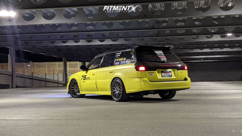 2001 Subaru Outback Base with 18x7.5 Enkei Ekm3 and Hankook 245x40 on ...