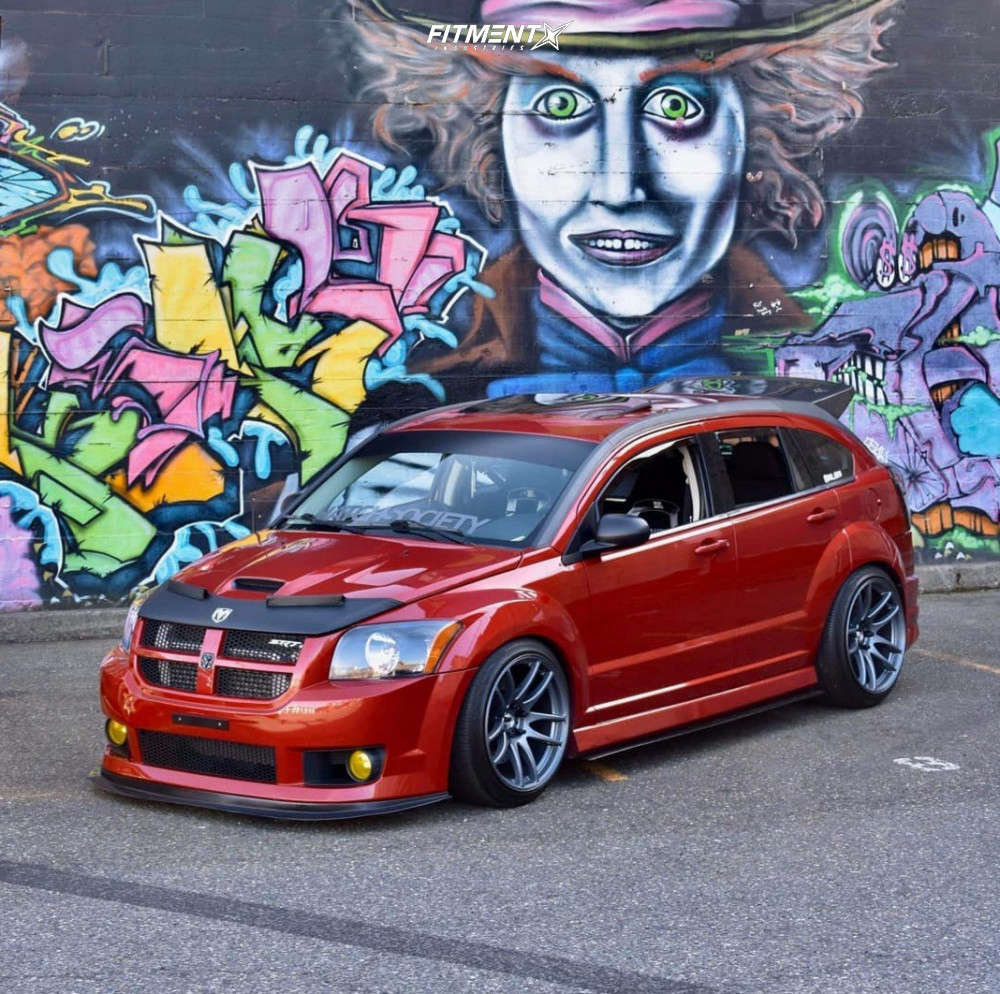 2008 Dodge Caliber SRT-4 with 19x10.5 ESR Sr08 and Continental 235x40 ...