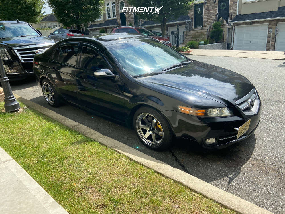 2008 Acura TL Base with 17x9 AVID1 AV6 and Achilles 235x45 on Stock ...