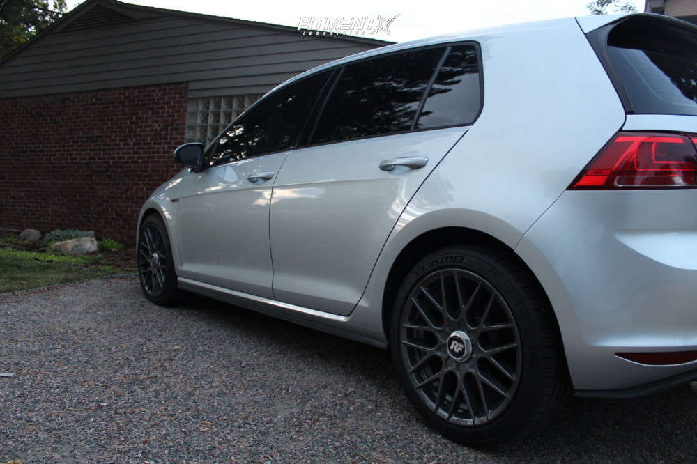 2017 Volkswagen GTI S with 18x8.5 Rotiform Rse and Michelin 235x40 on ...