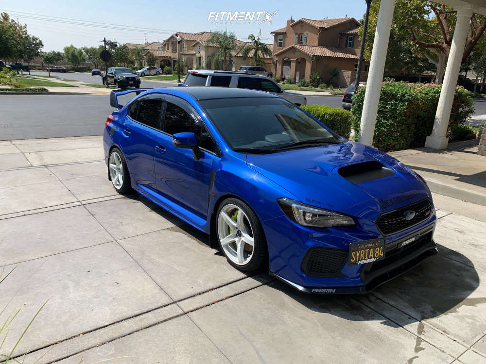 2019 Subaru WRX STI Base with 18x9.5 Option Lab R555 and Michelin ...