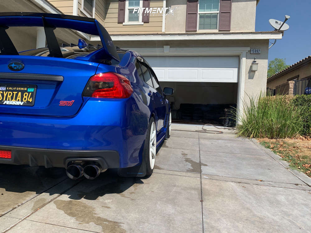 2019 Subaru WRX STI Base with 18x9.5 Option Lab R555 and Michelin ...
