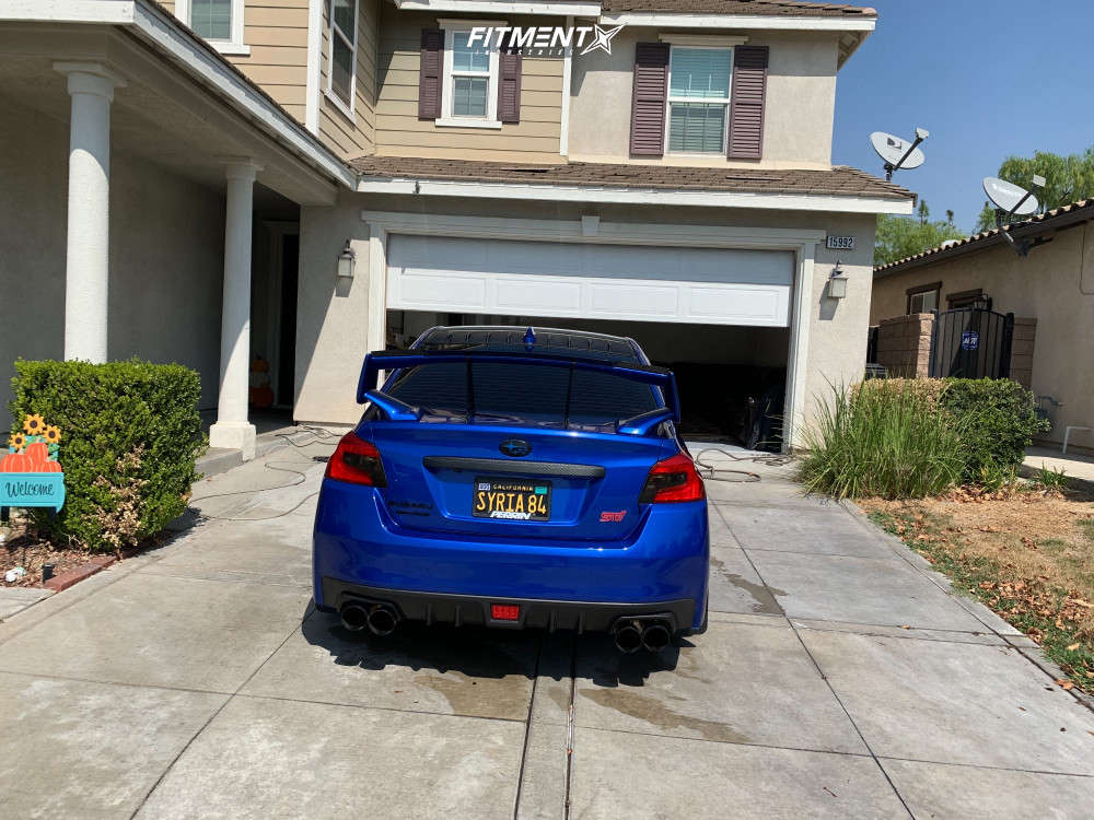 2019 Subaru WRX STI Base with 18x9.5 Option Lab R555 and Michelin ...