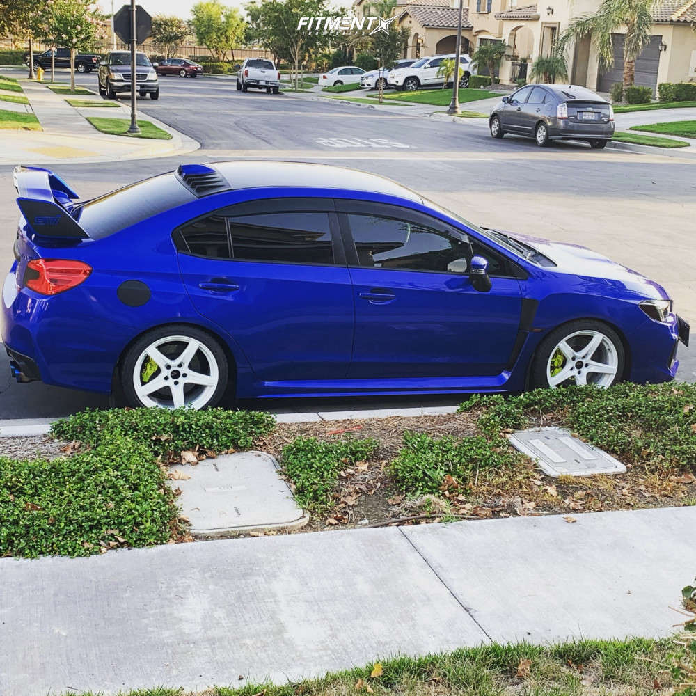 2019 Subaru WRX STI Base with 18x9.5 Option Lab R555 and Michelin ...