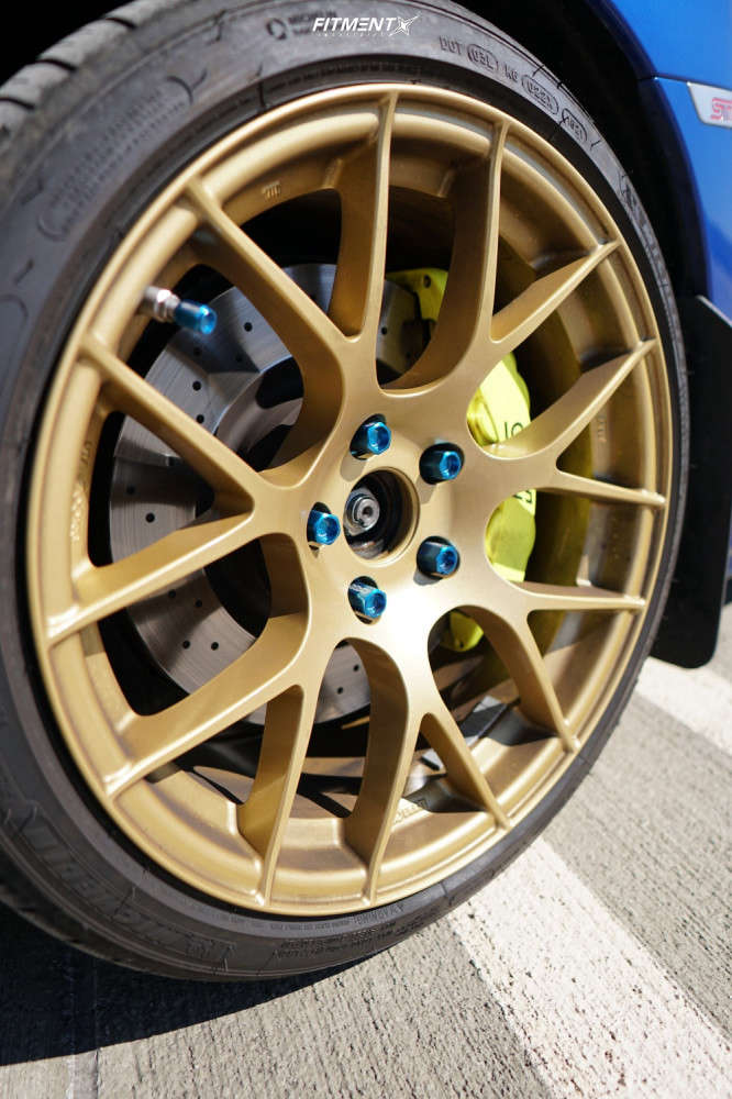 2020 Subaru WRX STI Base with 18x9.5 Enkei Raijin and Michelin 255x35 ...