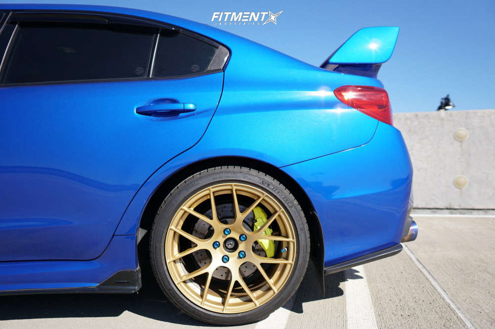 2020 Subaru WRX STI Base with 18x9.5 Enkei Raijin and Michelin 255x35 ...