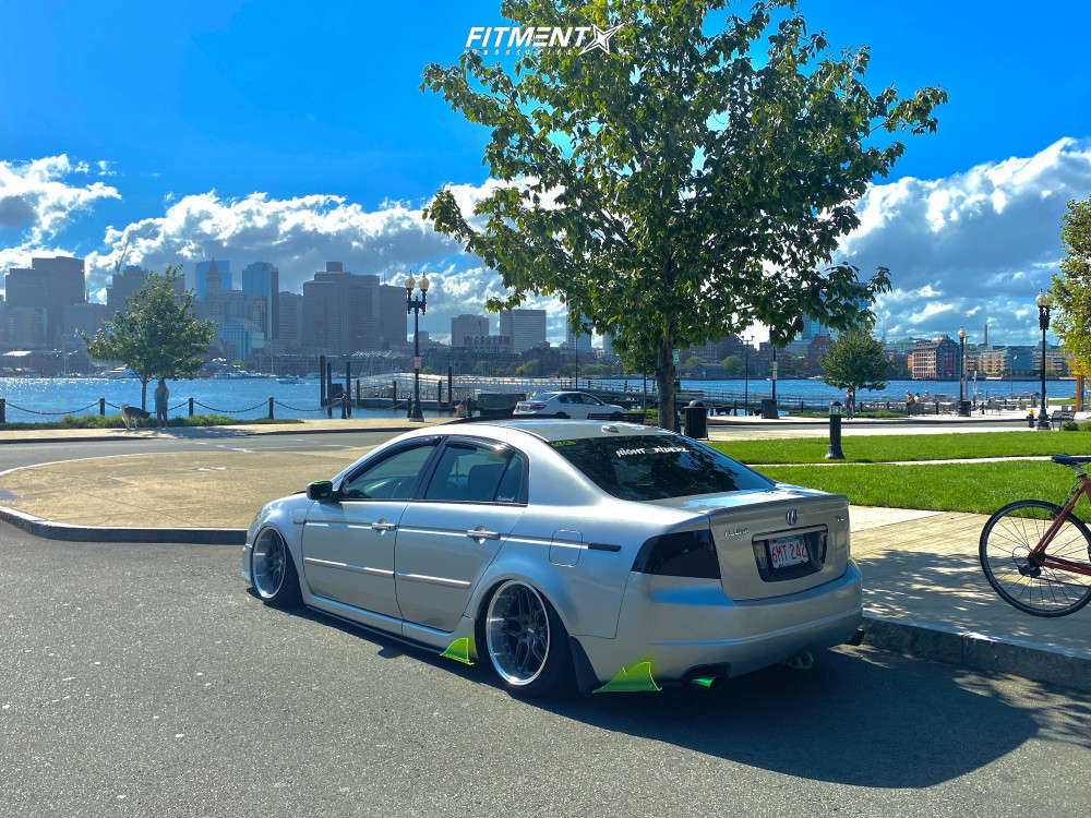 2006 Acura TL Base with 18x10.5 ESR Cs15 and Vercelli 225x40 on Air ...