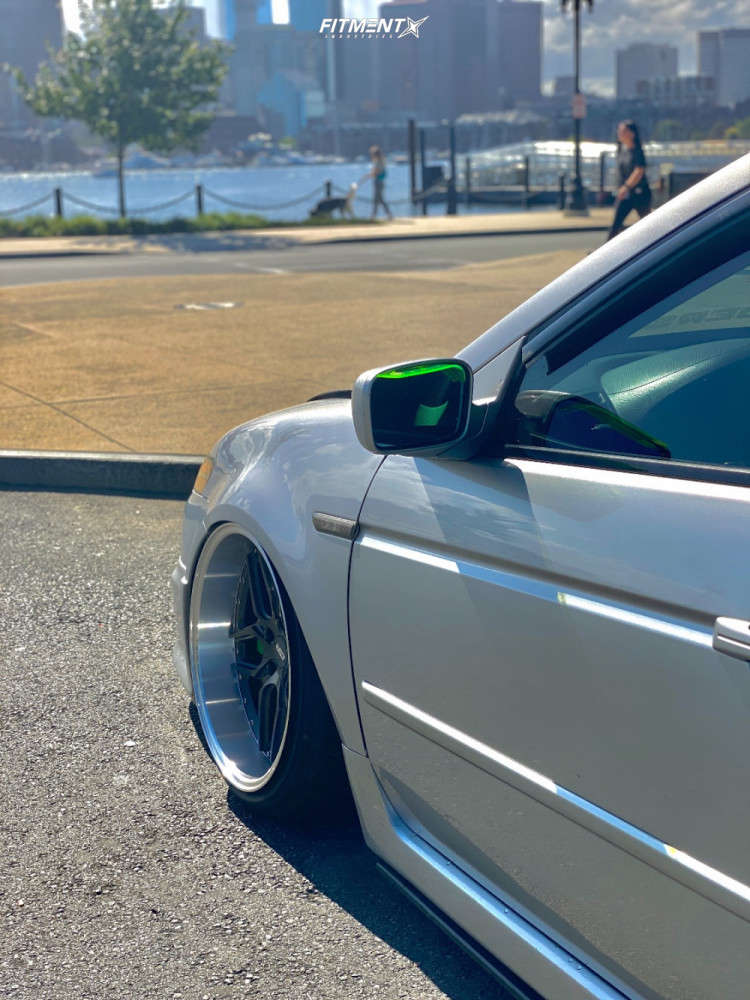 2006 Acura TL Base with 18x10.5 ESR Cs15 and Vercelli 225x40 on Air ...