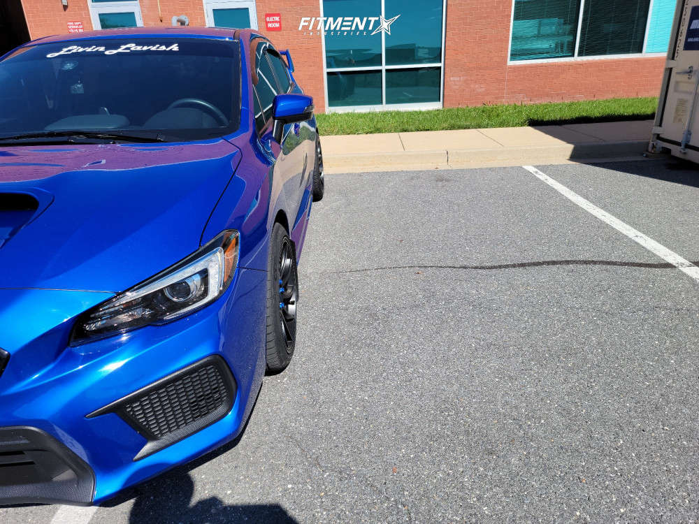 2019 Subaru WRX STI Base with 18x9.5 Anovia Night and Continental ...