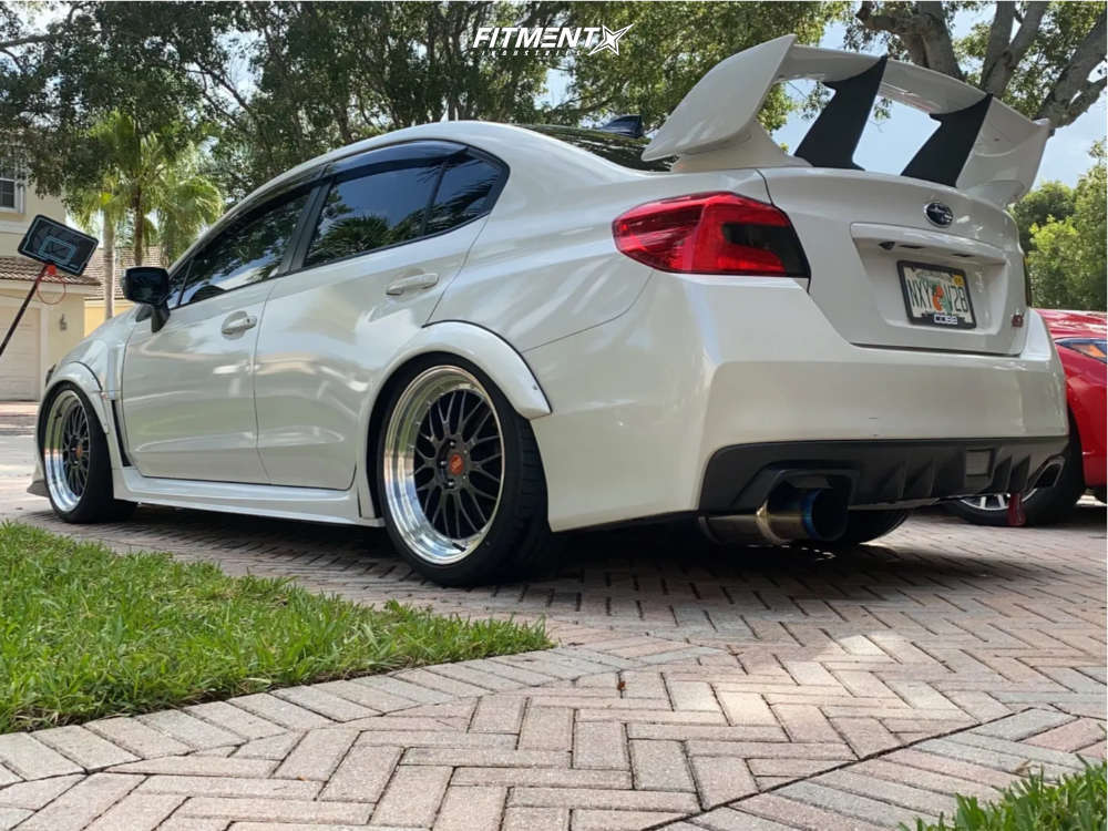 2015 Subaru WRX STI Base with 19x8.5 ESR Sr05 and Sumitomo 245x35 on Coilovers | 1897342 ...