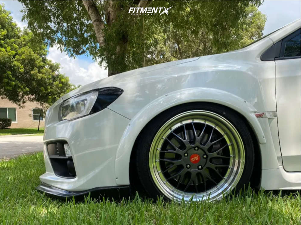 2015 Subaru WRX STI Base with 19x8.5 ESR Sr05 and Sumitomo 245x35 on Coilovers | 1897342 ...