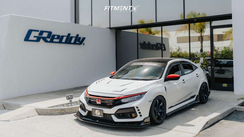 2019 Honda Civic Type R with 18x11 Rays Engineering Te37 and Toyo Tires ...