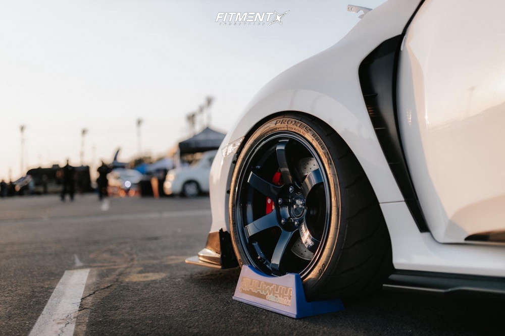 2019 Honda Civic Type R with 18x11 Rays Engineering Te37 and Toyo Tires ...