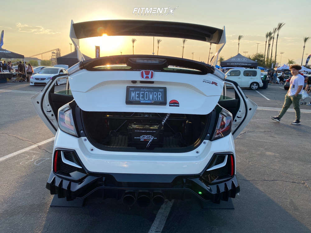 2019 Honda Civic Type R with 18x11 Rays Engineering Te37 and Toyo Tires ...