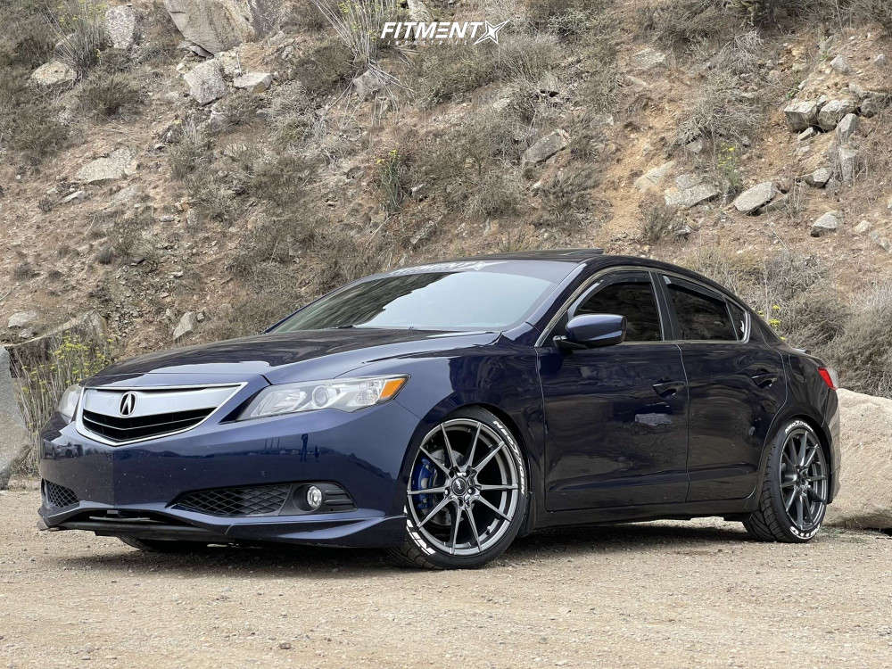 2013 Acura ILX Base with 18x8.5 Advanti Racing Appello and Nitto 225x40 ...