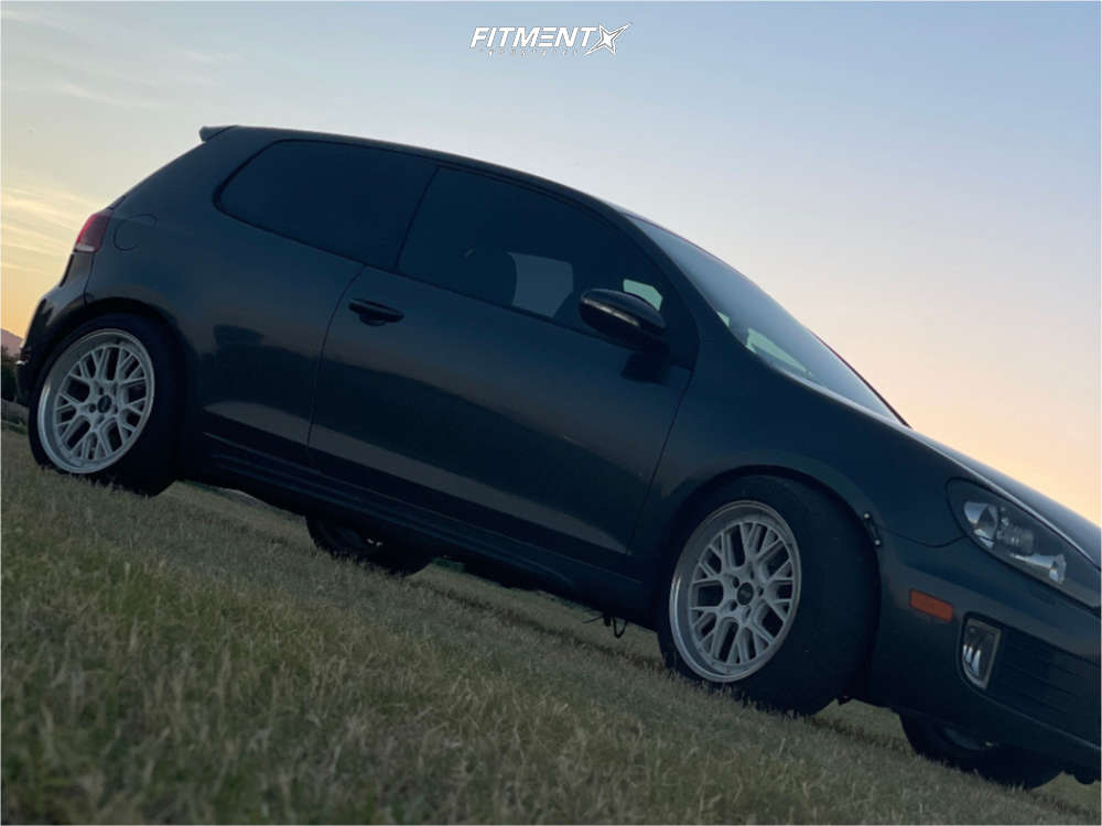 2013 Volkswagen GTI Base with 18x8.5 ESR Cs11 and Bridgestone 235x45 on ...