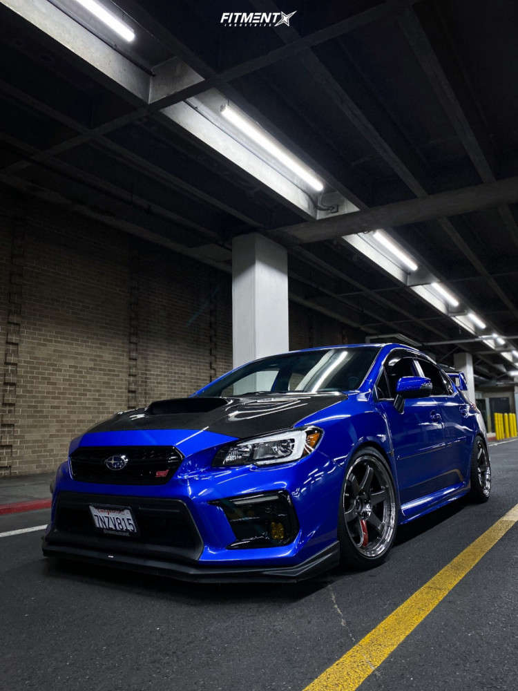 2016 Subaru WRX STI Limited with 19x9.5 Volk Te37sl and Michelin 255x35 ...