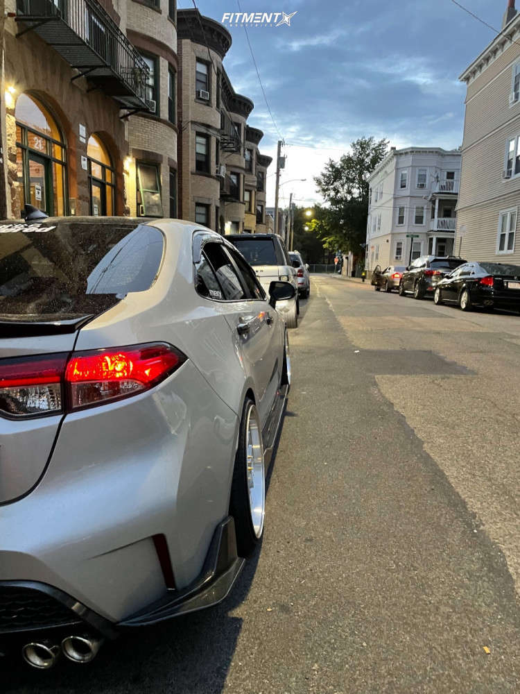 2021 Toyota Corolla SE with 19x9.5 ESR Cs11 and Vercelli 225x35 on ...