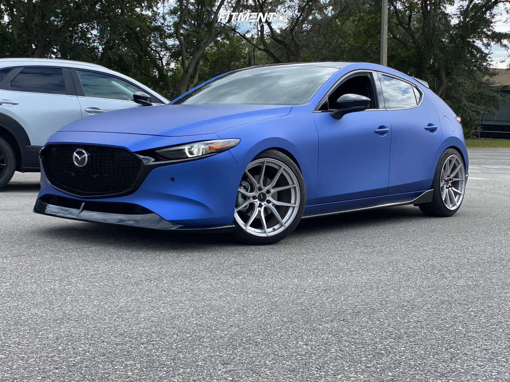 2021 Mazda 3 2.5 Turbo with 19x9.5 Advanti Racing Vigoroso and Federal ...