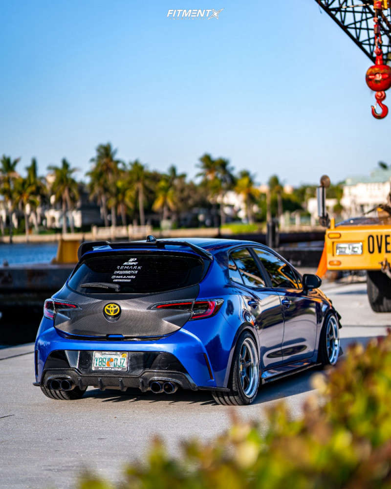 2019 Toyota Corolla SE with 18x9.5 Kansei Roku and Falken 225x35 on Lowering Springs | 1899427 ...