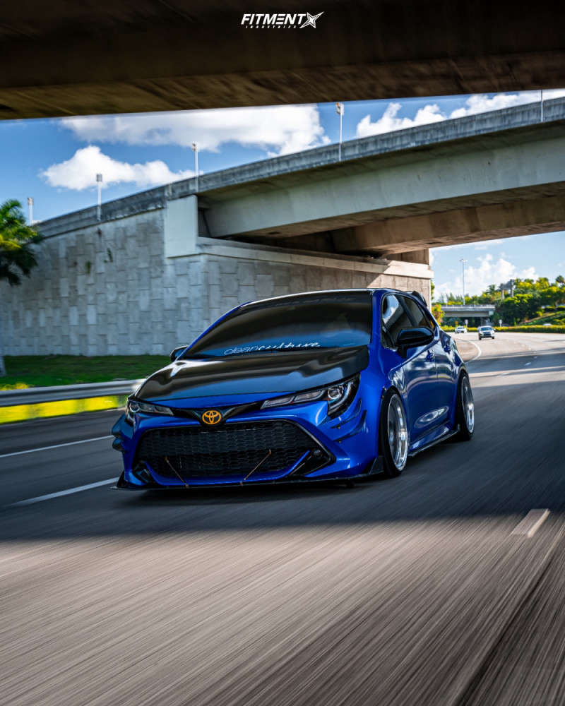 2019 Toyota Corolla SE with 18x9.5 Kansei Roku and Falken 225x35 on Lowering Springs | 1899427 ...