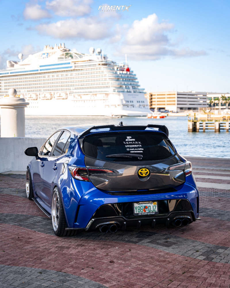 2019 Toyota Corolla SE with 18x9.5 Kansei Roku and Falken 225x35 on Lowering Springs | 1899427 ...