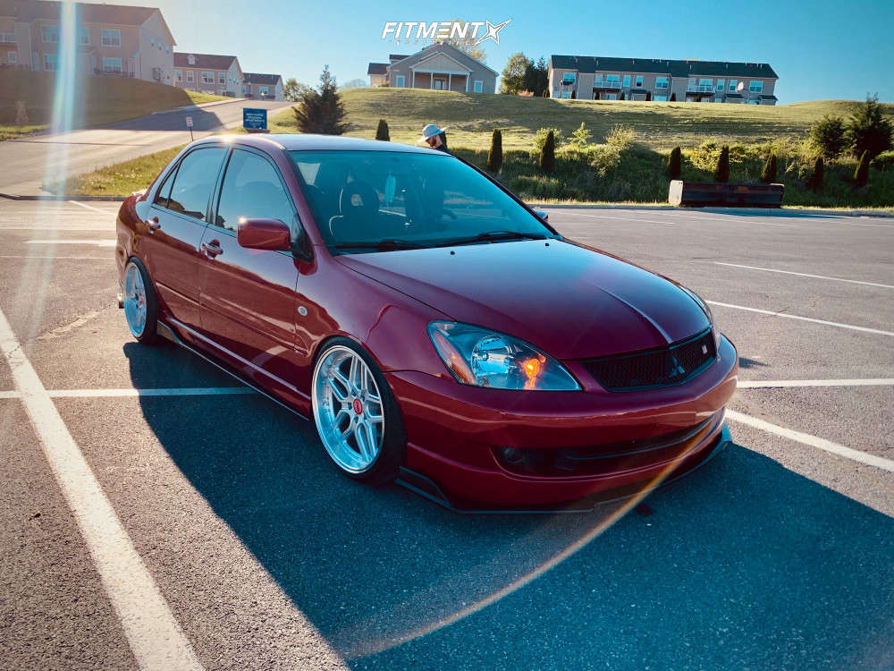 2006 Mitsubishi Lancer Ralliart with 18x9.5 ESR Cs15 and Lionhart ...