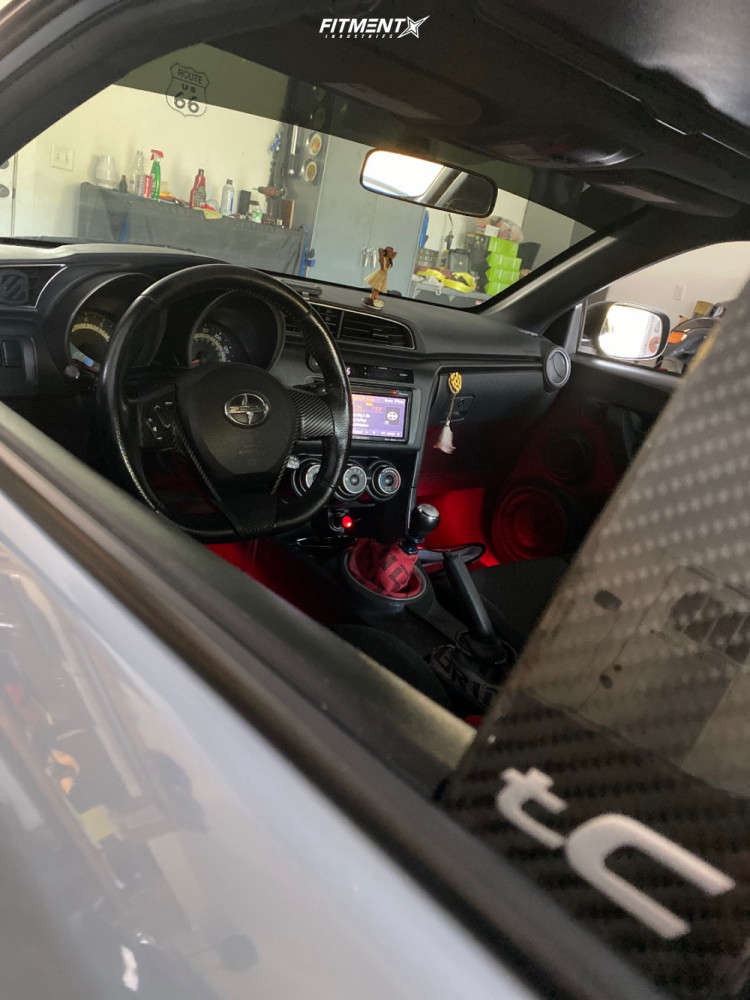 2012 Scion TC Base with 18x9 Cosmis Racing Xt-006r and Hankook 255x40 ...