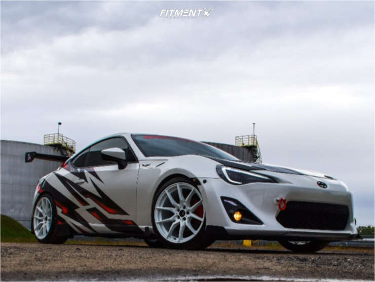 2015 Scion FR-S Base with 18x9.5 Option Lab R716 and Firestone 245x35 ...