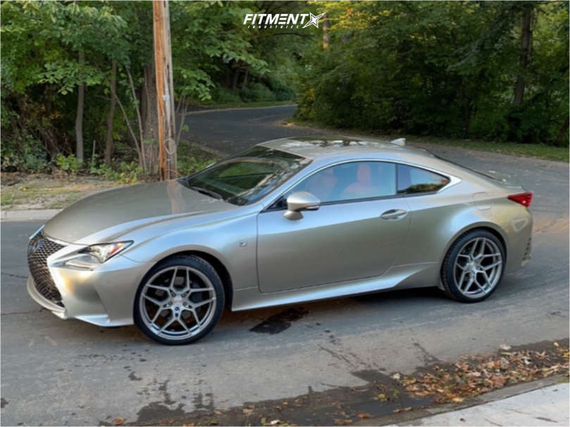 2017 Lexus RC350 Base with 20x9 Rohana Rfx11 and Continental 245x30 on ...