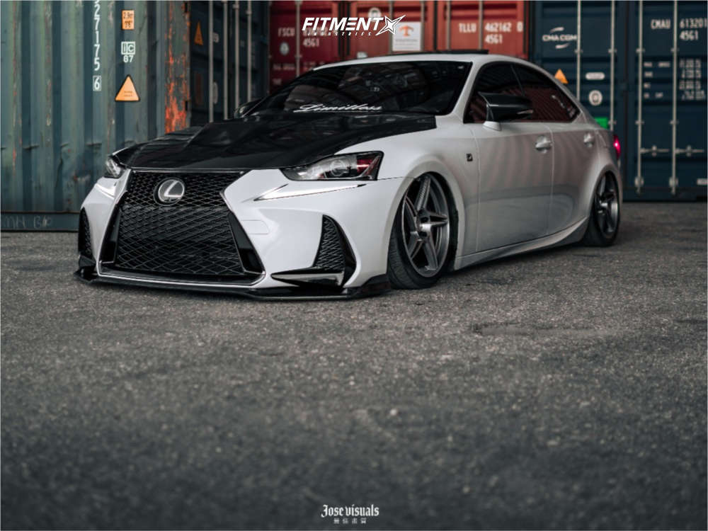 2017 Lexus IS200t F Sport with 18x8.5 Anovia Carrier and Hankook 225x40 ...