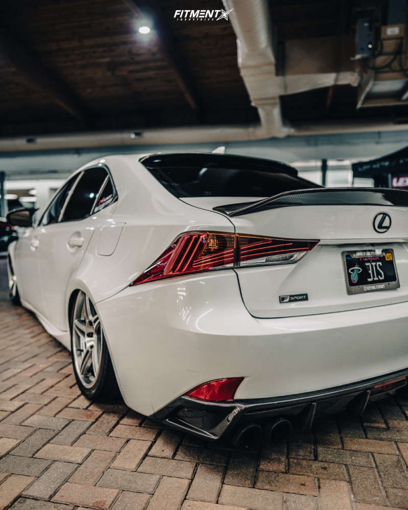 2017 Lexus IS200t F Sport with 18x8.5 Anovia Carrier and Hankook 225x40 ...