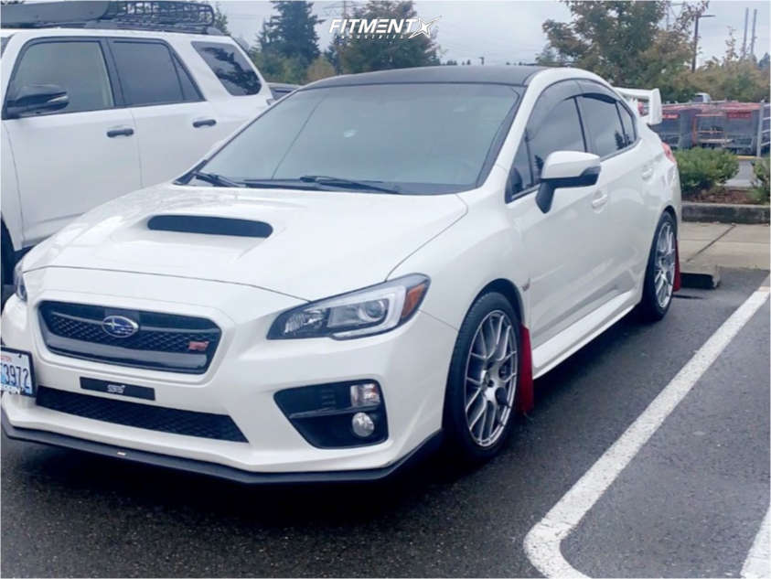 2015 Subaru WRX STI Base with 18x8.5 Enkei Raijin and Vercelli 245x40 ...