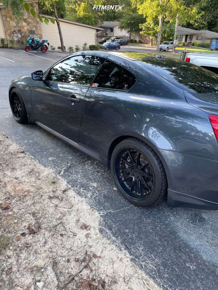 2008 INFINITI G37 Journey with 19x9.5 Aodhan Ah07 and Federal 235x35 on ...