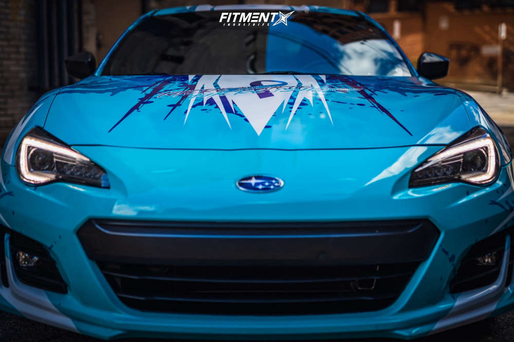 2018 Subaru BRZ Limited with 18x9.5 Option Lab R716 and Firestone 255x35 on Stock Suspension ...