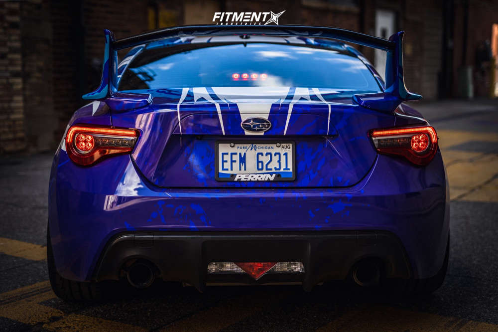 2018 Subaru BRZ Limited with 18x9.5 Option Lab R716 and Firestone 255x35 on Stock Suspension ...