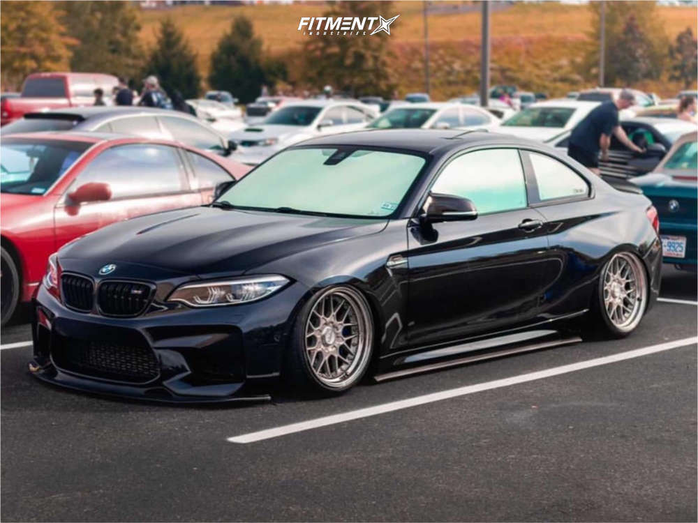 2018 BMW M2 Base with 18x9.5 BBS Rsii and Federal 215x40 on Air ...