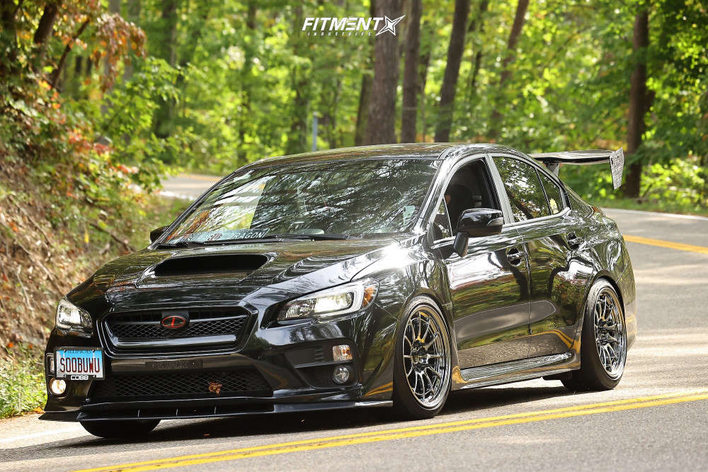 2017 Subaru WRX Limited with 18x9.5 JNC Jnc033 and Dunlop 245x40 on ...
