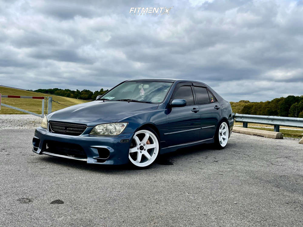 2002 Lexus IS300 Base with 18x8.5 AVID1 AV6 and Vercelli 215x35 on ...