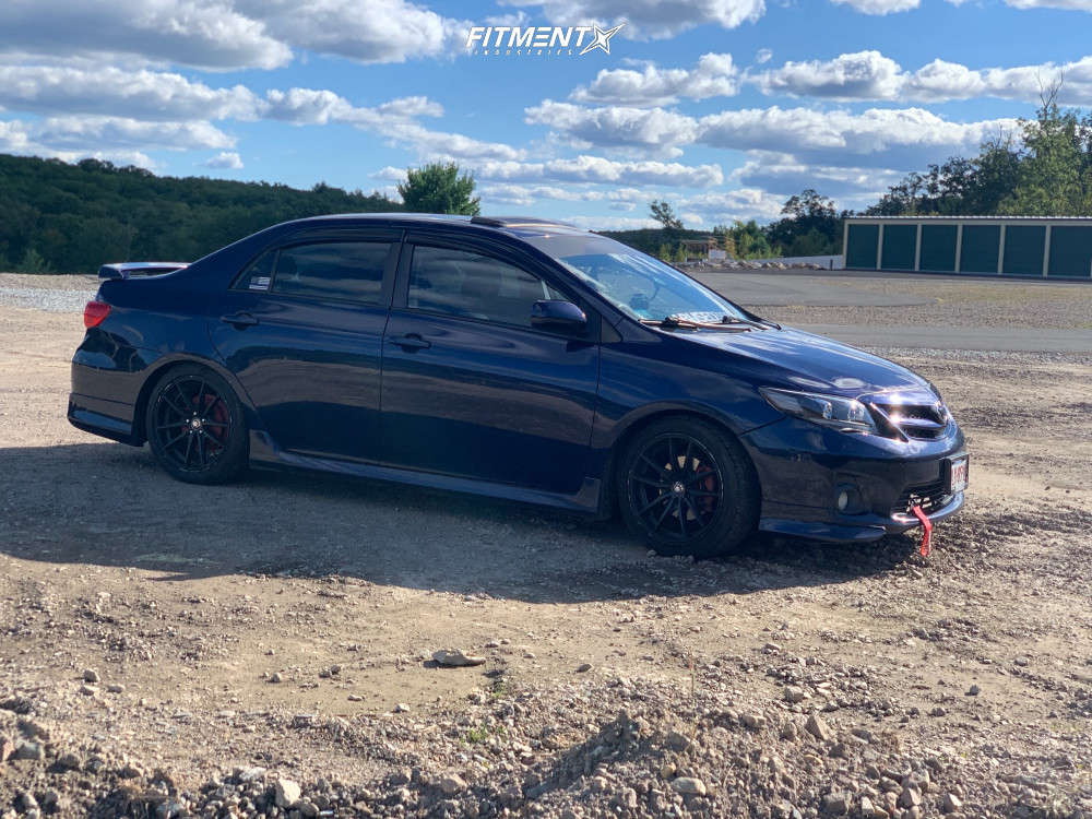 2011 Toyota Corolla S with 17x8 Konig Oversteer and Toyo Tires 215x45 ...
