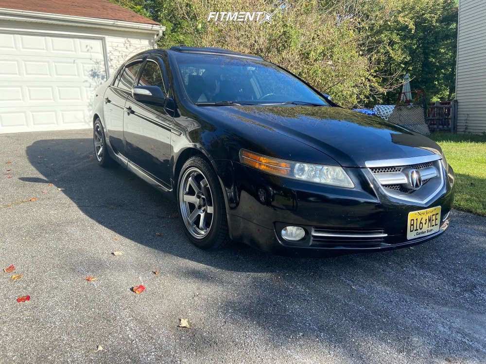 2008 Acura TL Base with 17x9 AVID1 AV6 and Achilles 235x45 on Stock ...