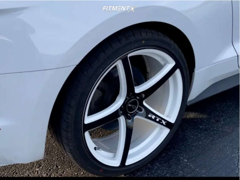 2015 Ford Mustang EcoBoost with 20x8.5 RTX R-Spec Illusion and Vercelli ...