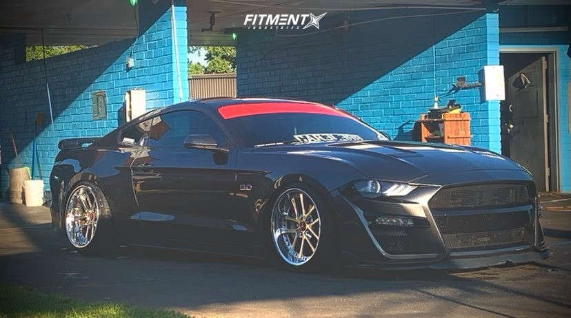 2019 Ford Mustang GT with 19x10 Weds Lxz and Federal 235x35 on ...